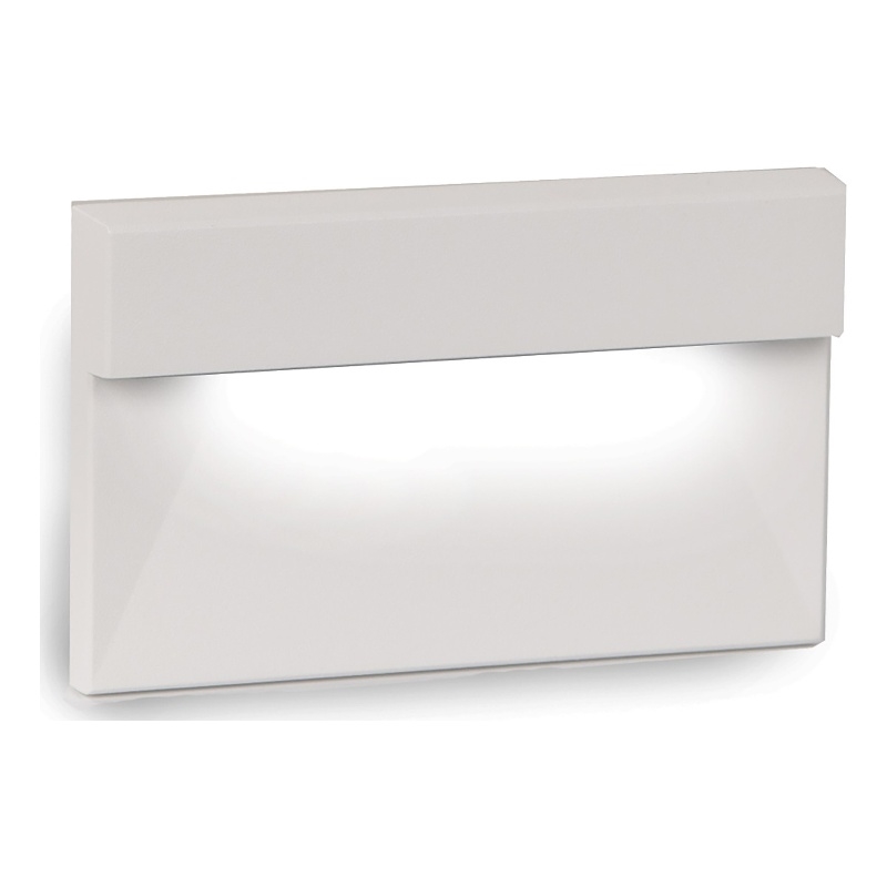 WAC Lighting Landscape Ledge LED Aluminum Step and Wall Light in White ...