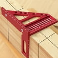 MOMOJIA 45/90 Degree Aluminum Square Ruler Protractors Multiple Angles ...