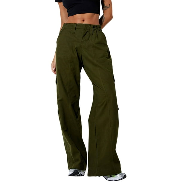Diconna Womens Girls High Waisted Baggy Jeans Vintage Wide Straight Leg