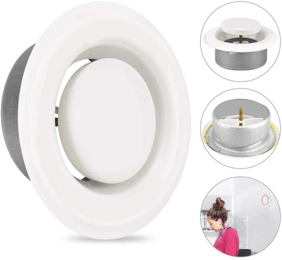 Adjustable Round Ceiling Vent for Bathroom, Office, Philippines | Ubuy