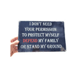 AMERICAN WIT (I Don't Need Your Permission To Protect Myself, Defend My ...