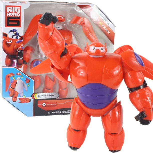 16cm película Big Hero 6 Go Tomago Hiro Hamada Fred ensamblando figura ...