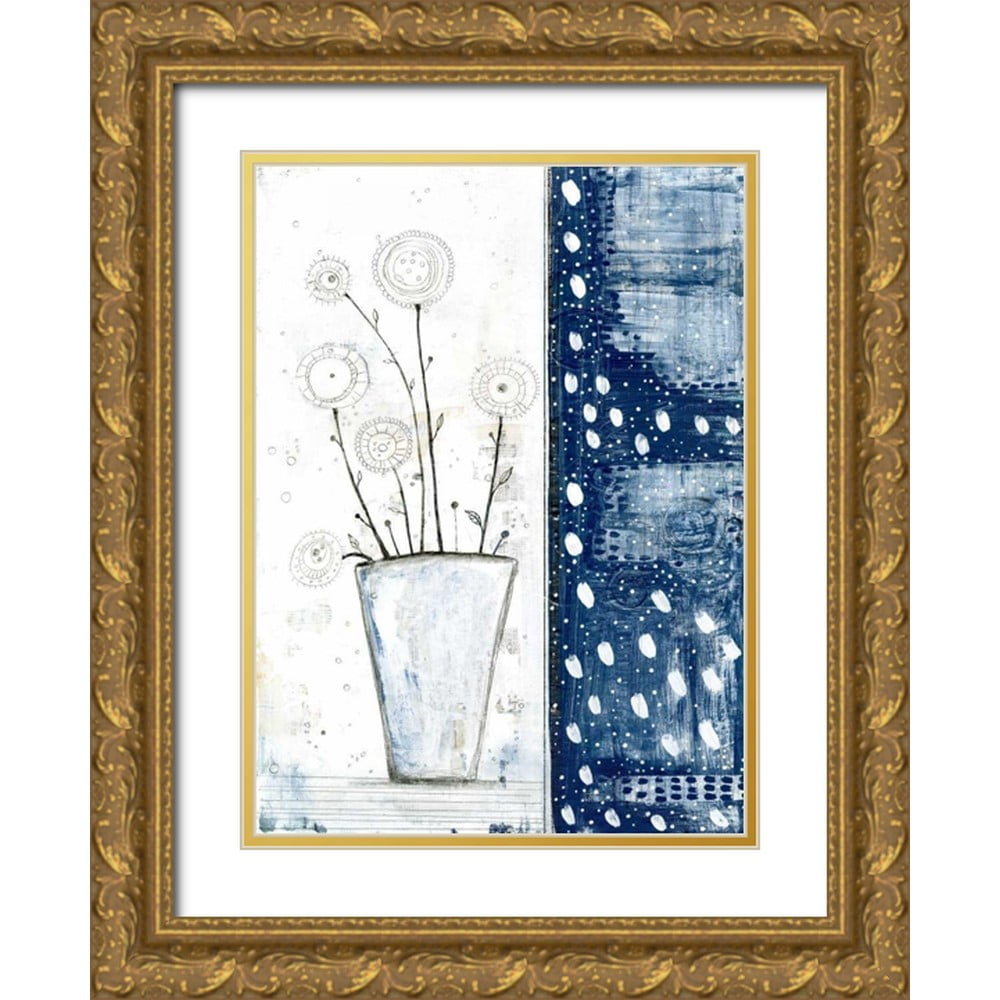 Ogren, Sarah 19x24 Gold Ornate Wood Framed with Double Matting Museum Art Print Titled - White ...