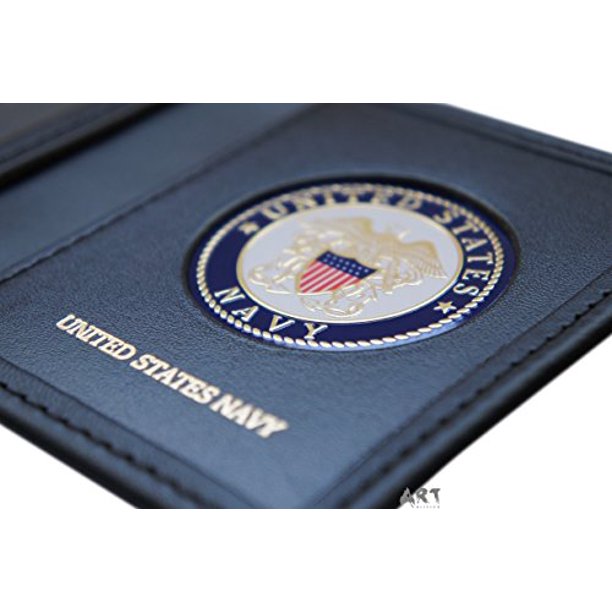 US Air Force - Officially Licensed U.S. Navy Genuine Bifold Single ID ...