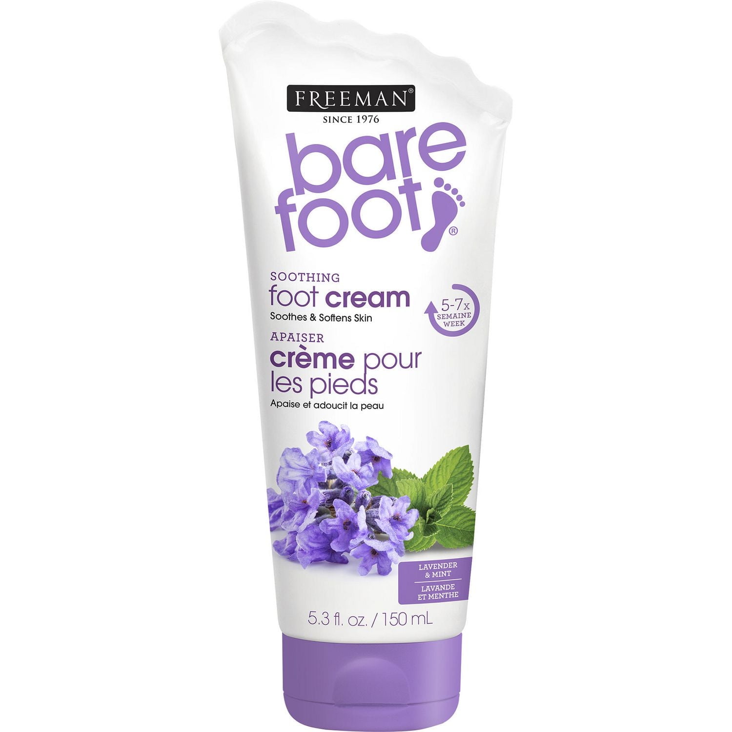 Freeman Bare Foot Lavender & Mint Foot Cream - Walmart.ca