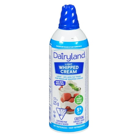 Dairyland Light Aerosol Whipped Cream 5% M.F. | Walmart Canada