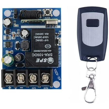 Plannu Wireless Remote Control Switches DC 12V-48V 40A Relay Wide ...
