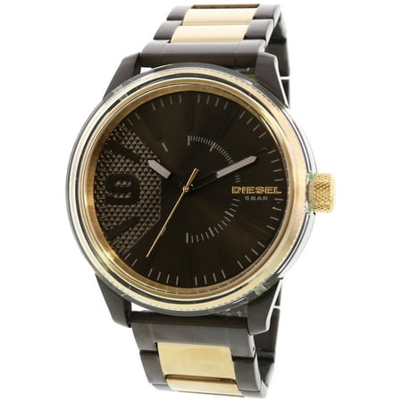 Diesel Men's Rasp DZ1877 Black Stainless-Steel Japanese Quartz Dress ...