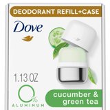 Dove Refillable Deodorant Starter Kit 0% Aluminum Sensitive Aluminum ...