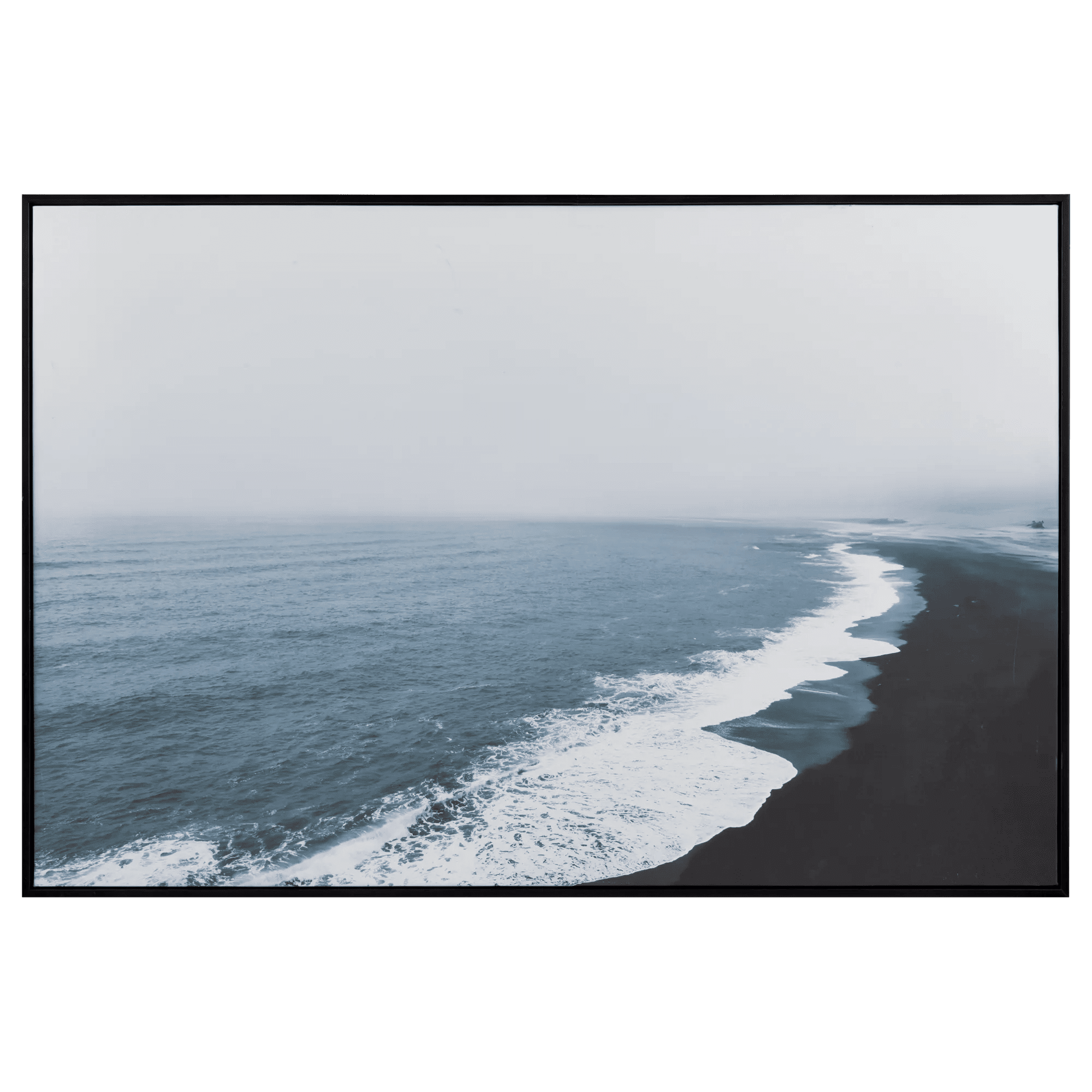 Bouclair Multicolour Blue Tide Framed Art 36 X 24 in (91.4 X 61 cm ...