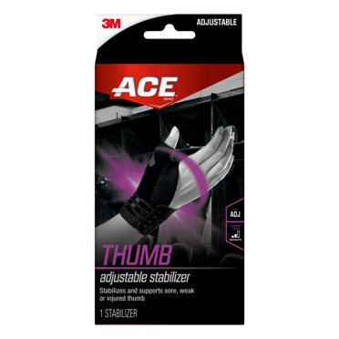 ACE Brand Deluxe Back Stabilizer with Lumbar Support, Adjustable Brace ...