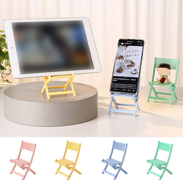 UDIYO 1Pc / 4Pcs Mini Chair Phone Holder Chair Cell Shape Cellphone ...