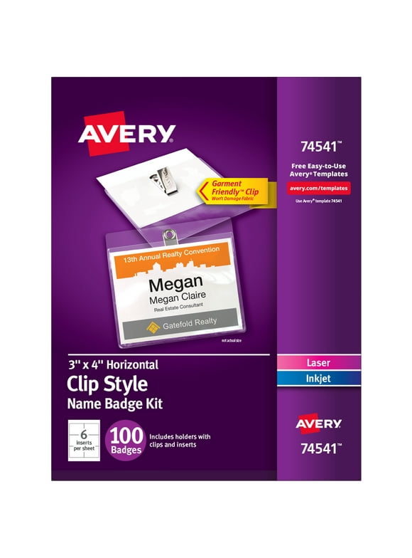 ID Badge Holders in Name Badges & Lanyards - Walmart.com