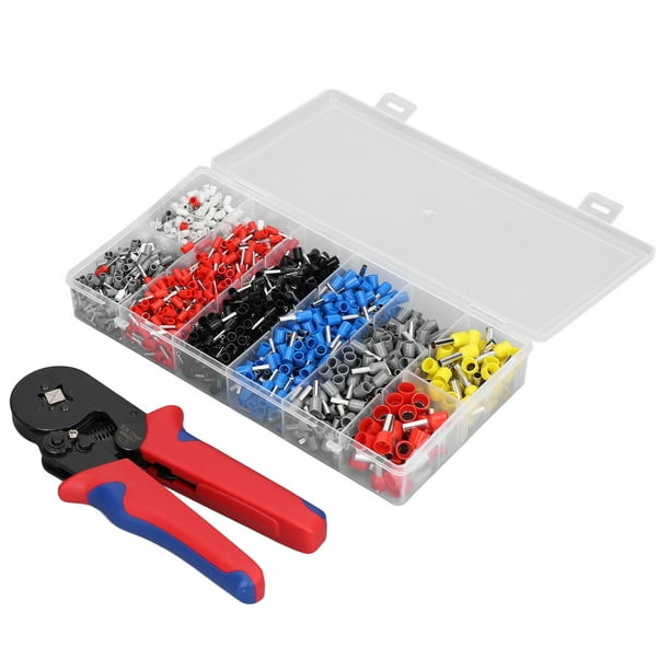 Crimp Kit, Self Adjustable Ergonomic Handle Ferrule Crimping Set Easy ...