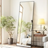 "Melodieux Large Full Length 58""x18"" Wall Mounted Wide Framed Mirror ...