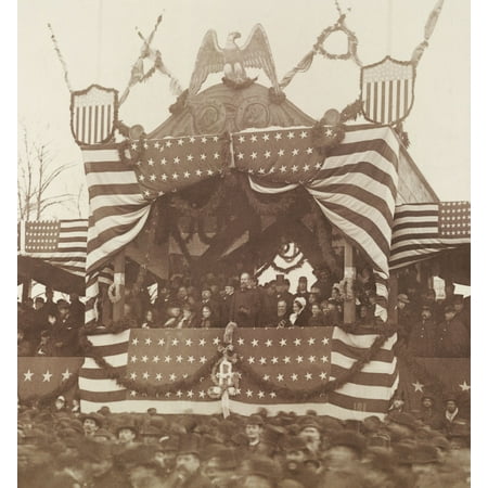 President James Garfield Viewing Inauguration Ceremonies History (24 x ...