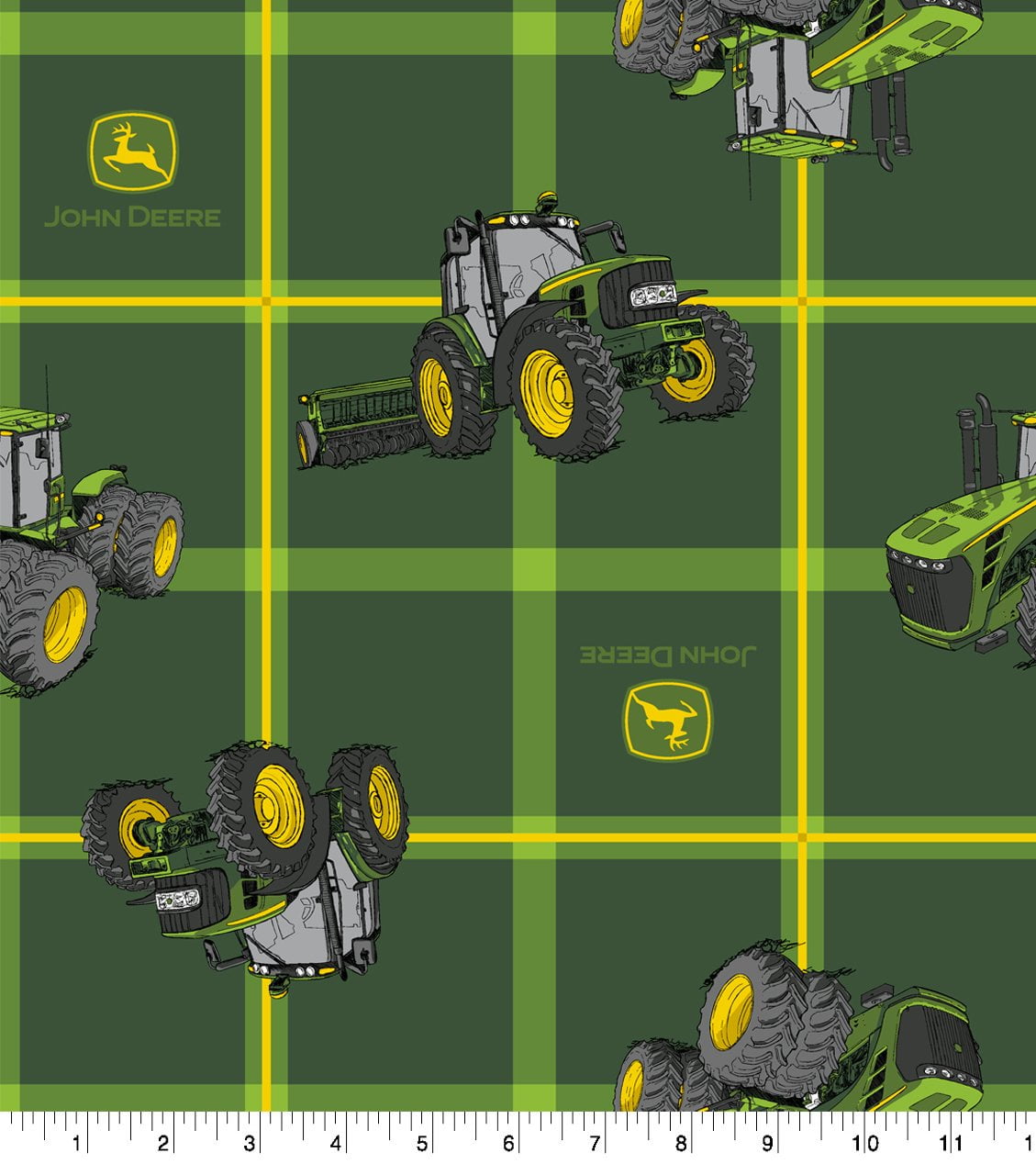 Sewing & Fiber Tractor Micro Check Cotton Fabric by Fabric Finders ...