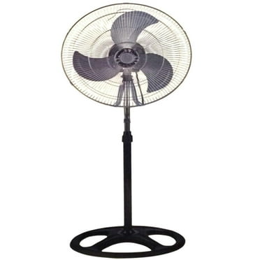 Vie Air 18" High Velocity Stand 3-Speed Fan, Model VA-18PB, Black ...