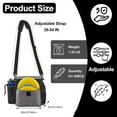 2. Golf Disc Storage Bag, Carry Shoulder Pack with Comfortable Strap ...