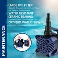 Alpine Corporation 3100 GPH Cyclone Pond Pump Submersible - Walmart.com