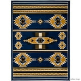 Allstar Blue Woven High Quality Rug. Traditional. Persian. Flower ...