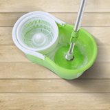 Ktaxon Microfiber Rotate Mop with Bucket 2 Heads Rotating 360Â° Easy ...