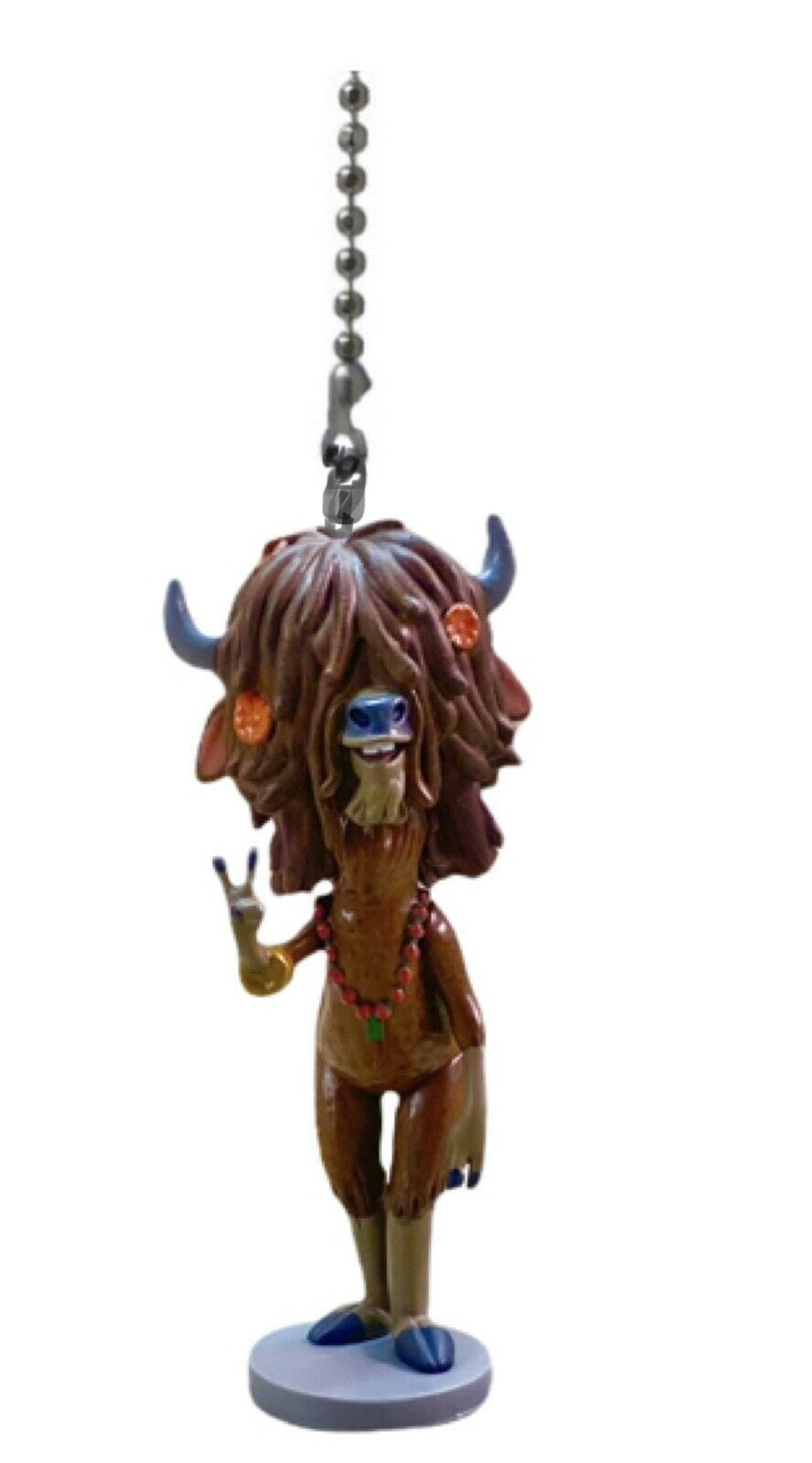 Zootopia Nick Yax PVC Light Fan Lamp Pull Chain Figurine Disney Figure ...