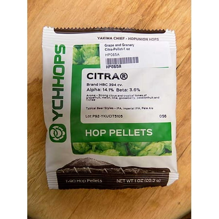YCH Hops 2022A - Citra HBC 394 Hop Pellets 1 oz | Walmart Canada
