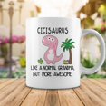 Cici Grandma Gift Cicisaurus But More Awesome Coffee Mugs - Walmart.com