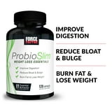 Force Factor ProbioSlim Weight Loss Essentials Probiotic Capsules with ...