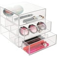 iDesign Clear 3 Drawer Vanity Organizer - Walmart.com