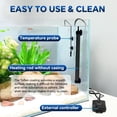 Aquarium Heater,Submersible Fish Tank Heater with External Digital ...