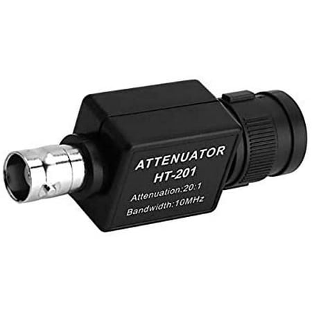 HT201 Passive Attenuator Signal Attenuation 20:1 with 10MHz Bandwidth for Oscilloscope ...