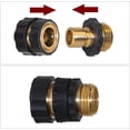 Beiled Garden Water Pipe Joint 3/4 Inch Male and Female Quick Connector ...