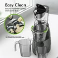SiFENE Vertical Cold Press Auger Juicer Machine, Easy Cleaning, Whole ...
