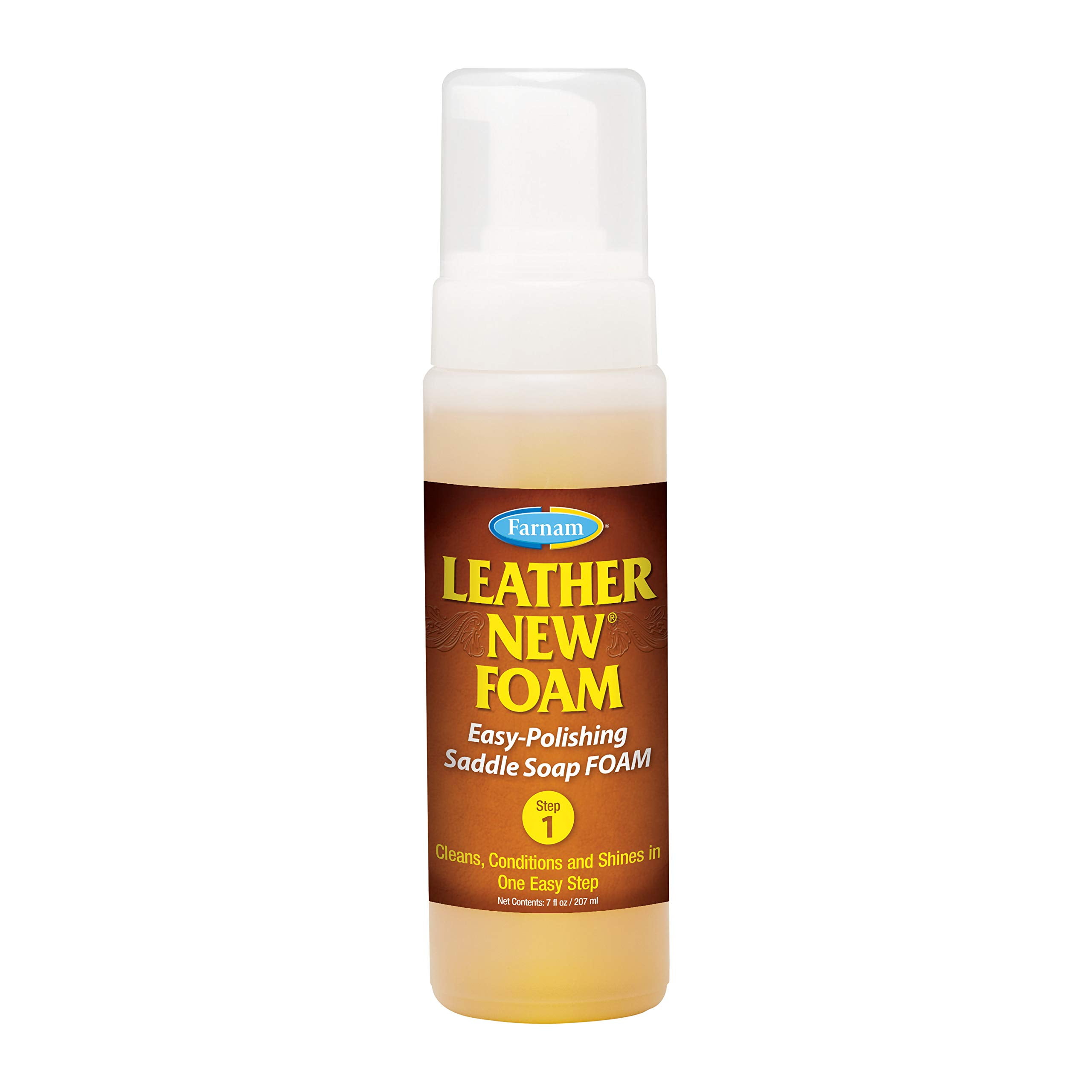 Jabón para sillín Farnam Leather Cleaner, fácil de pulir, 207 ml ...