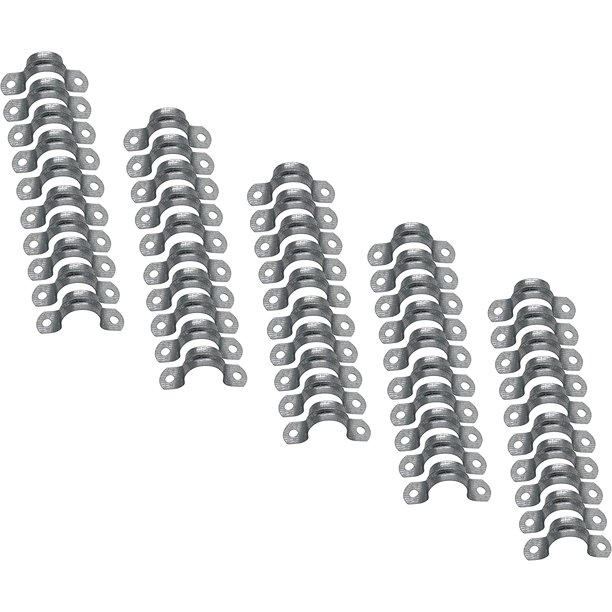 HSHDLDF 1/2inch Two Hole Strap U Bracket Stainless Steel Tube Strap ...