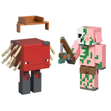 Minecraft Flippin’ Figs Alex & Axolotl Figures 2-Pack, 2-in-1 Fidget ...