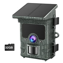 CAMPARK 46MP 4K Wildlife Game Camera, Solar Powered, with Night Vision ...