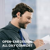 AfterShokz OpenComm Bone Conduction Bluetooth Headset, Noise-Canceling ...