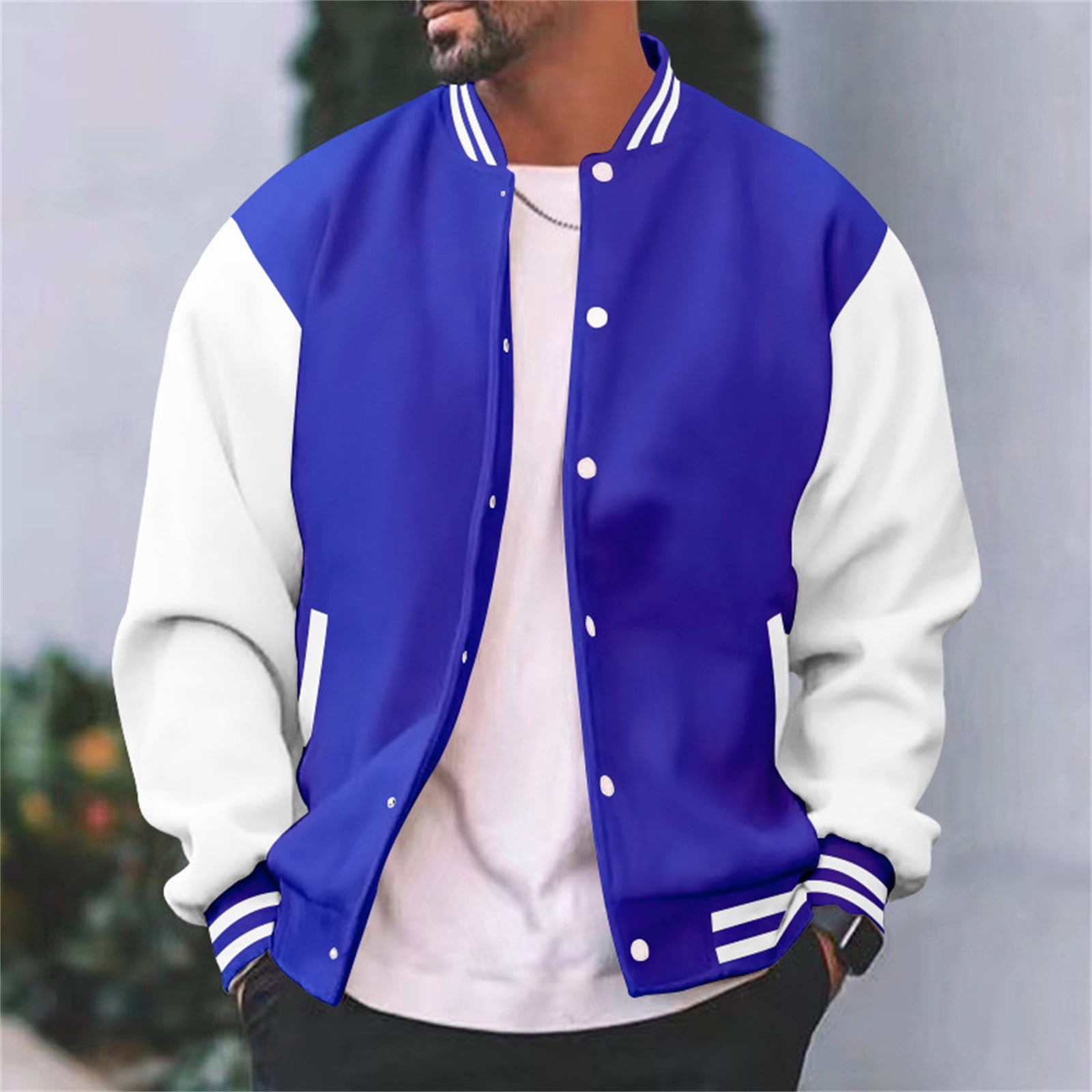 Click here for Dexiang Mens Fashion Varsi Slim Fit Letterman Base... prices