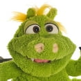 Living Puppets: Toots The Green Dragon - 14" Plush Hand Puppet ...