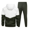 Miluxas Track Suits for Men Set Clearance Full Zip Sweatsuit Outdoor ...
