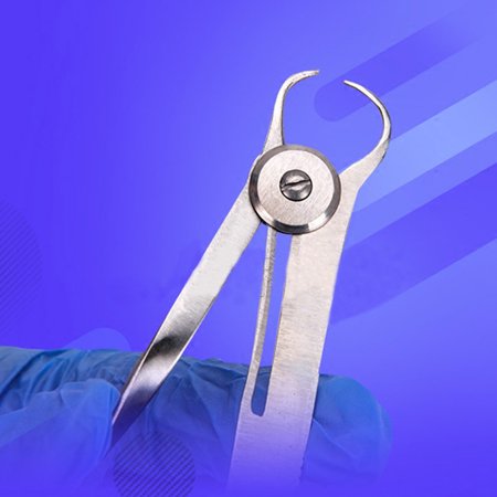 Dental Ruler Measuring Tools Stainless Steel Triangle Caliper Gauge ...