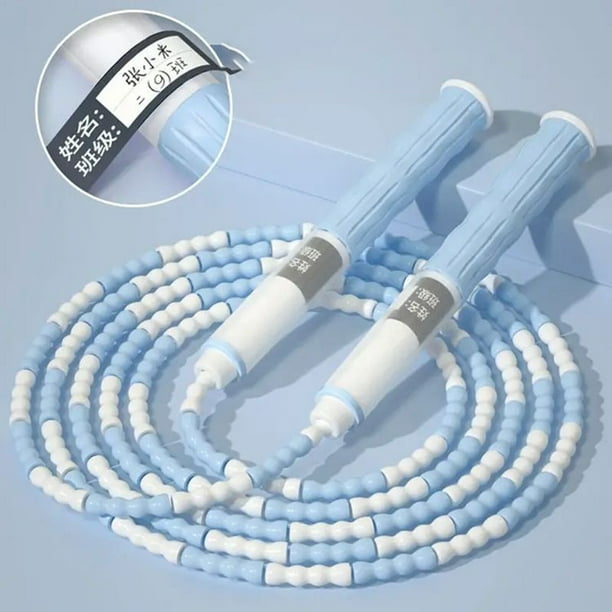 pitrice Adjustable Steel Jump Rope Beaded Heavy Skipping Rope for Kids ...