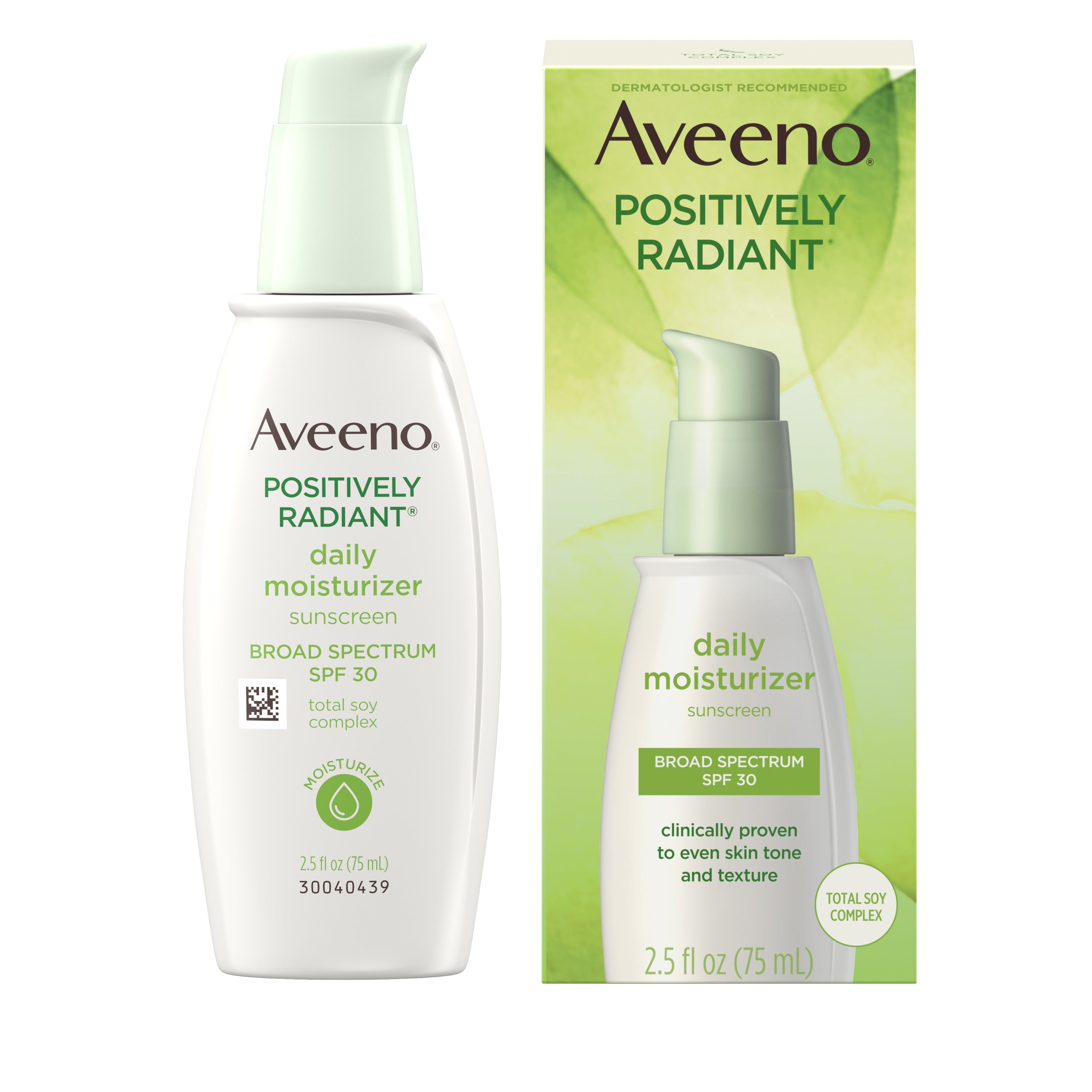 Aveeno Positively Radiant Daily Moisturizer With Soy 2 5 Fl Oz