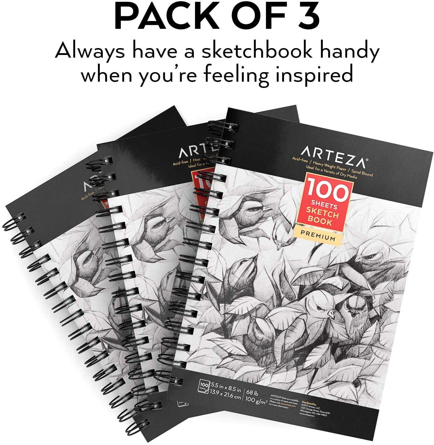 Black Sketchbook Cover Designs
