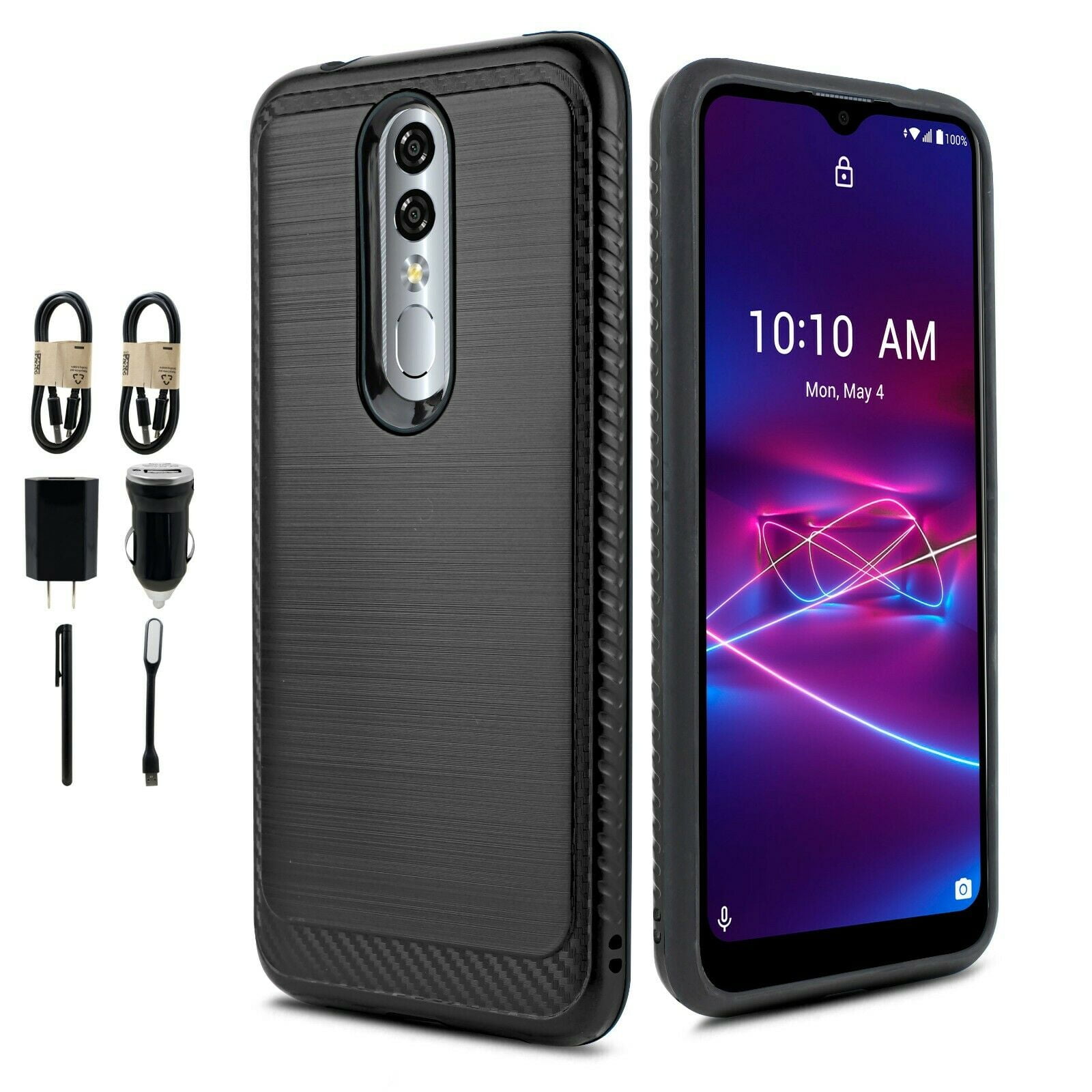 Value Pack Cables Chargers + for Coolpad Legacy BRISA Brushed Metal ...