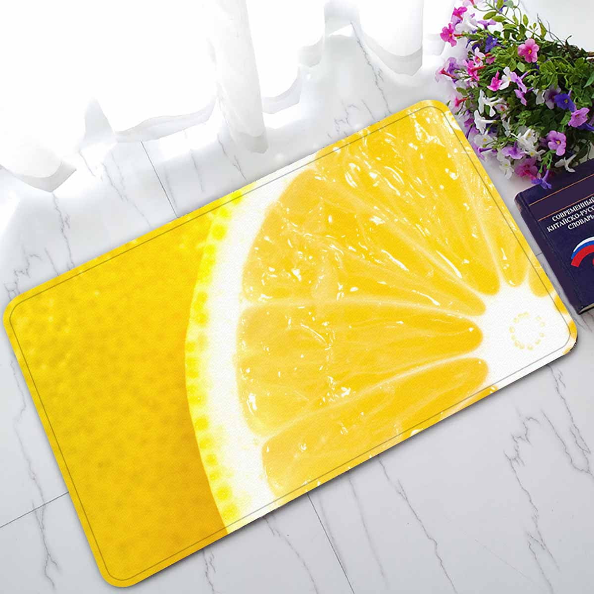 Click here for Yusdecor Juicy Ripe Lemons Home Decor Floor Mat Ar... prices