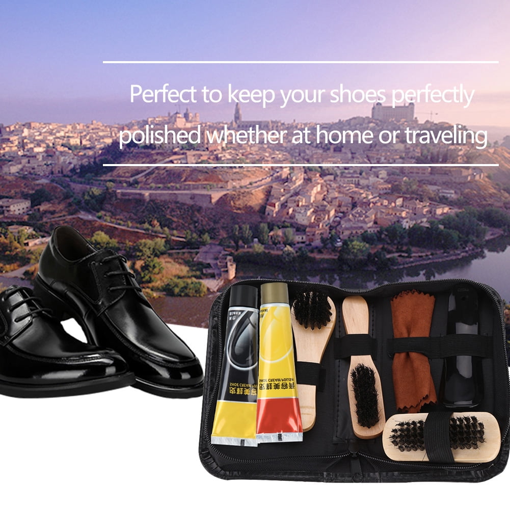 Click here for Estink 8pcs Shoe Shine Care Kit Black And Neutral... prices